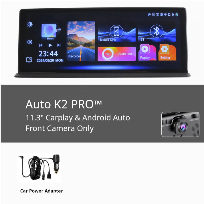 AUTO K2 PRO™ - WIRELESS CARPLAY & ANDROID CAR DVR INFOTAINMENT – JUST WORKS